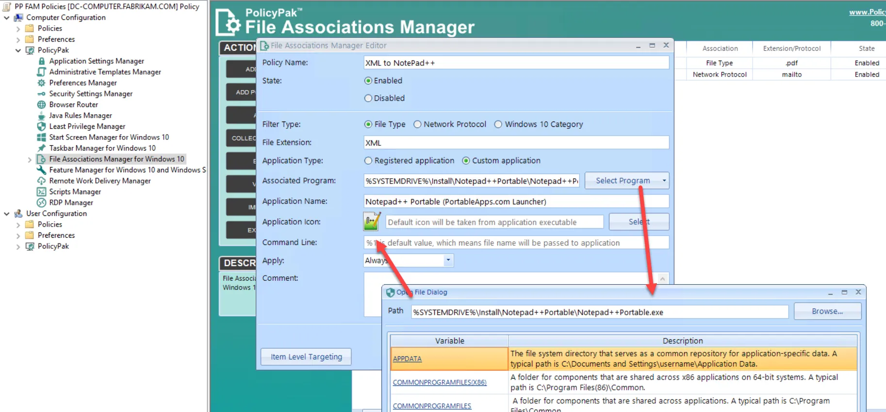 Registered Extensions Versus Custom Application Mappings | Netwrix Product Documentation