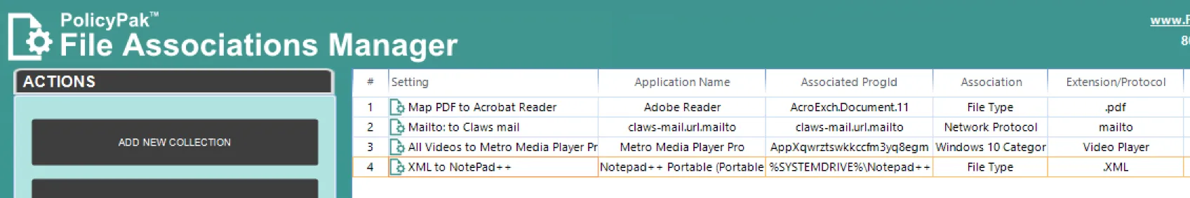 Registered Extensions Versus Custom Application Mappings | Netwrix Product Documentation